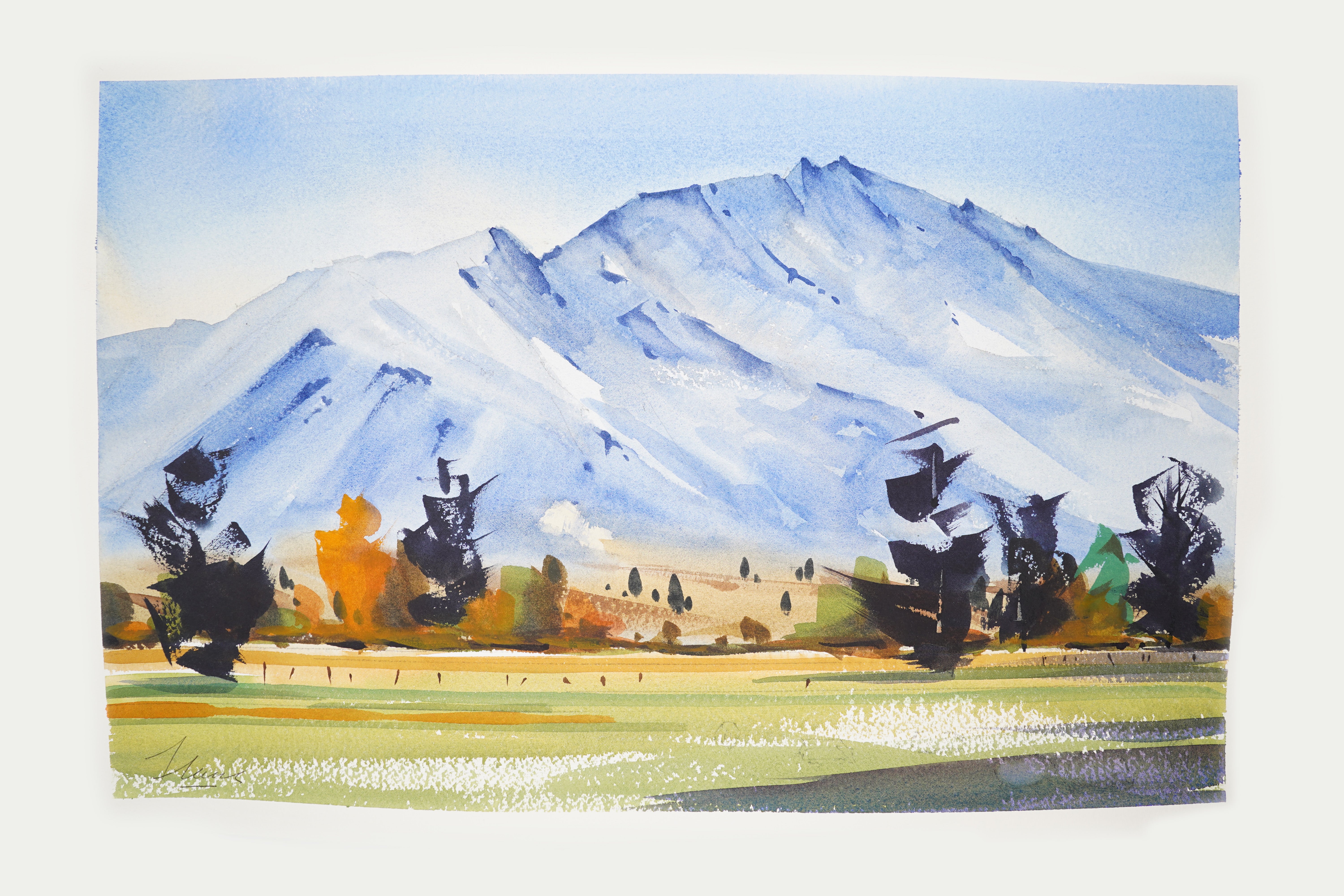 Northern Southland. First Snow – Southern Watercolours